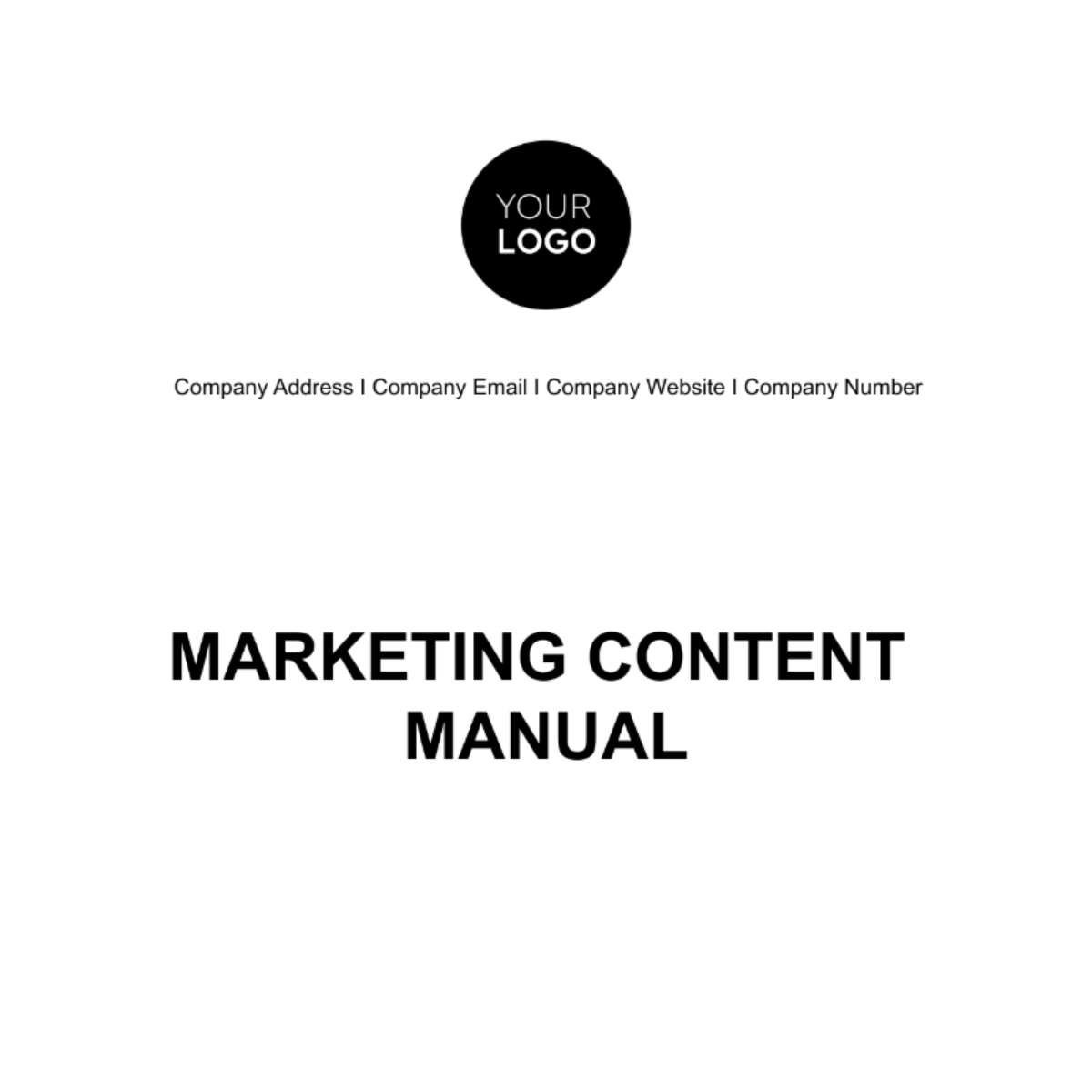 Marketing Content Manual Template - Edit Online & Download Example ...