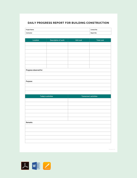 Building Defect Report Template Best Template Ideas