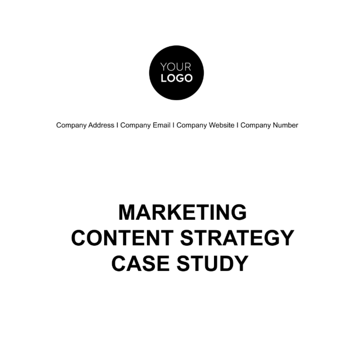 Marketing Content Strategy Case Study Template - Edit Online & Download ...