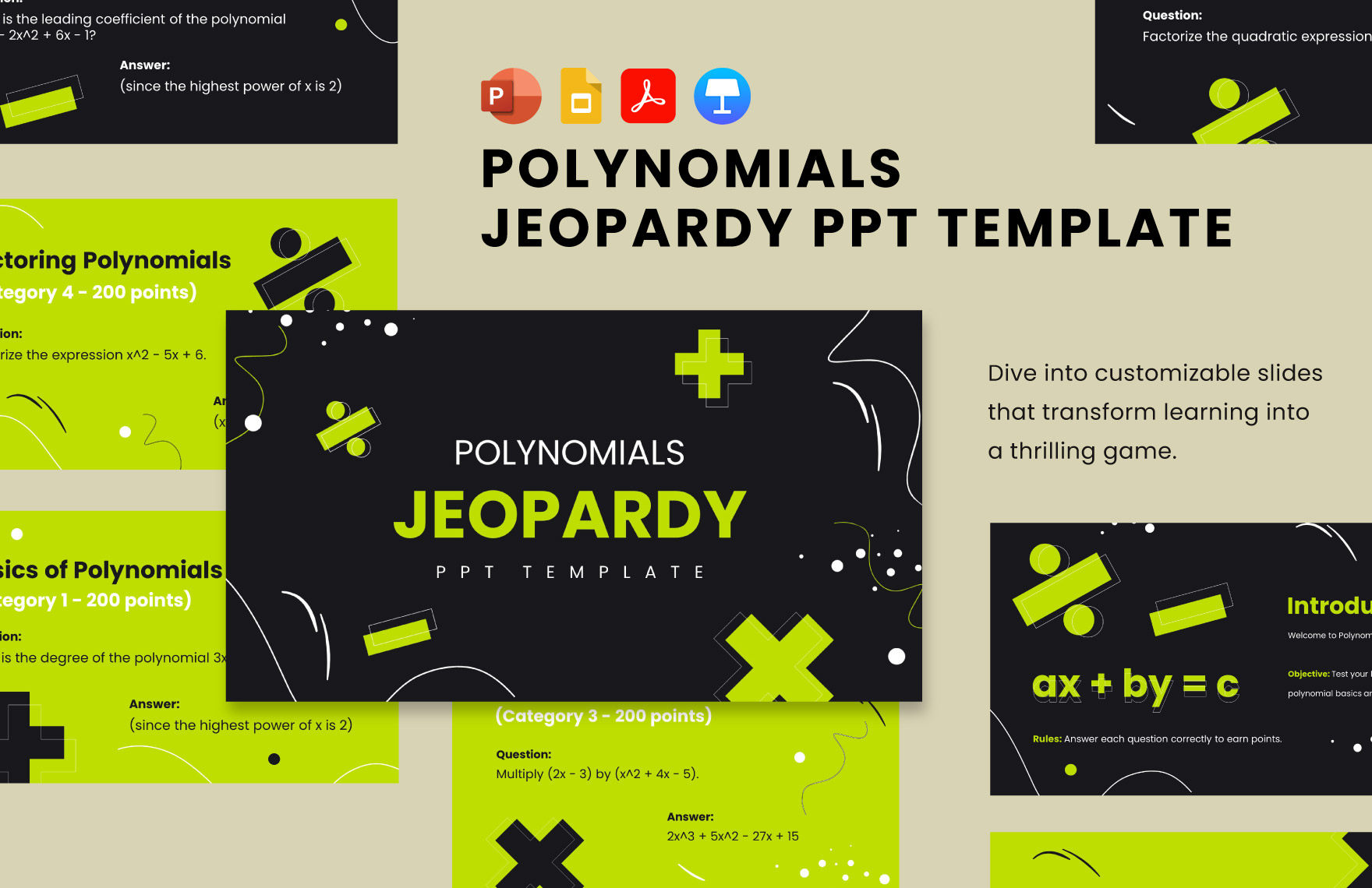 Free Game Presentation Templates To Customize Online