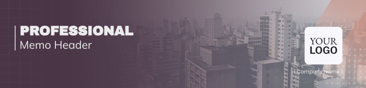 Professional Memo Header Template - Edit Online & Download Example ...
