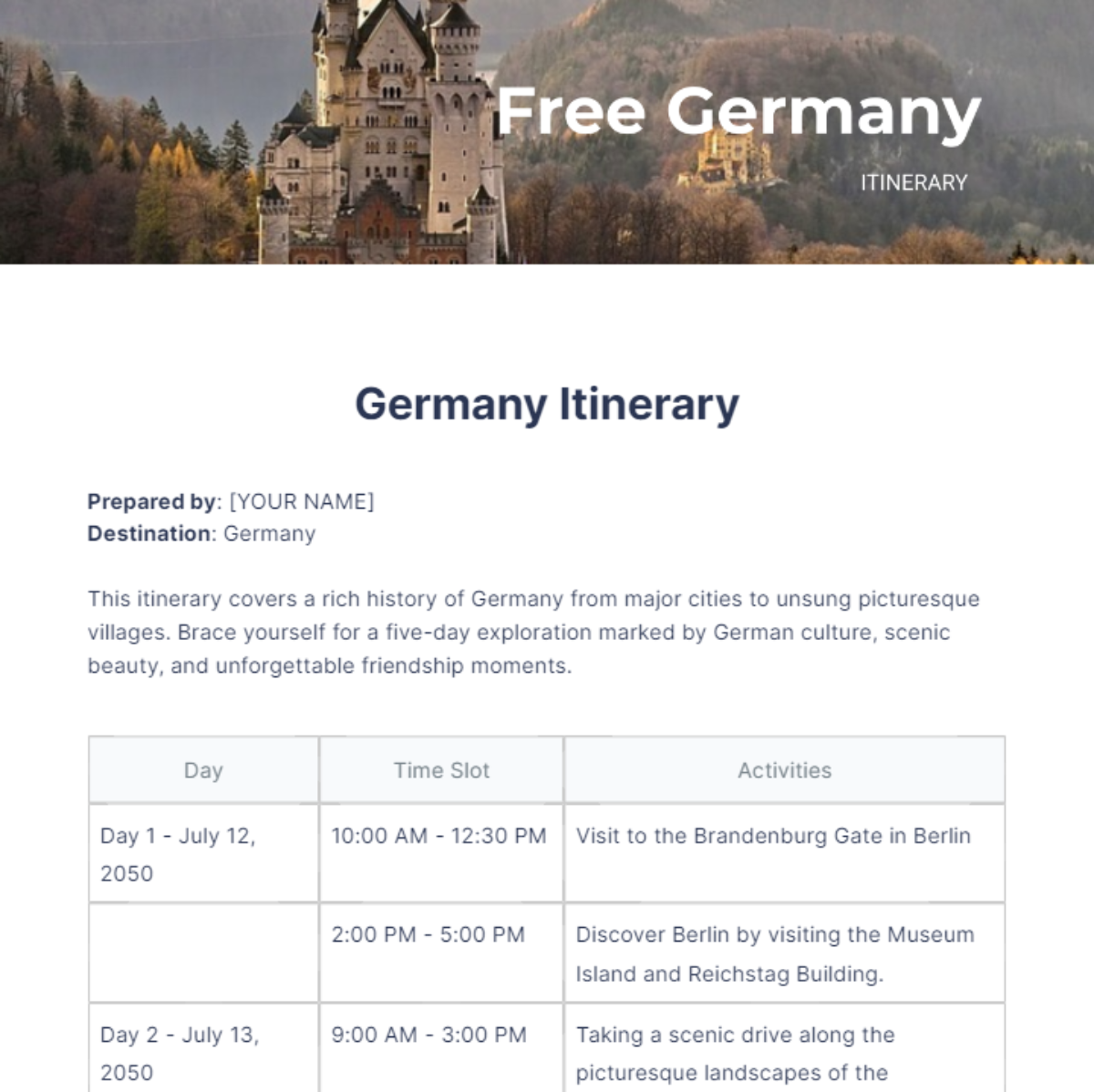 Page 160 Free Templates & Examples - Edit Online & Download | Template.net