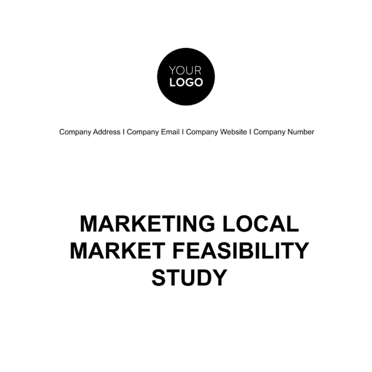 Marketing Local Market Feasibility Study Template - Edit Online ...
