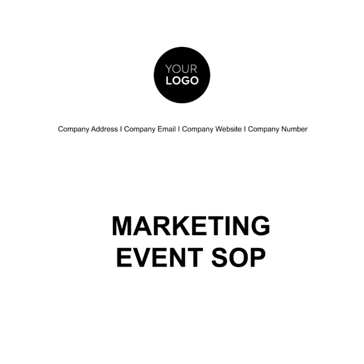 Marketing Event SOP Template - Edit Online & Download Example ...