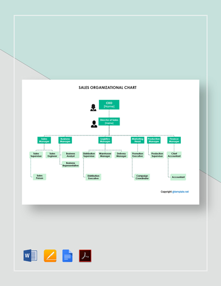 Accounts Receivable Organizational Chart Template - PDF | Word | Apple ...