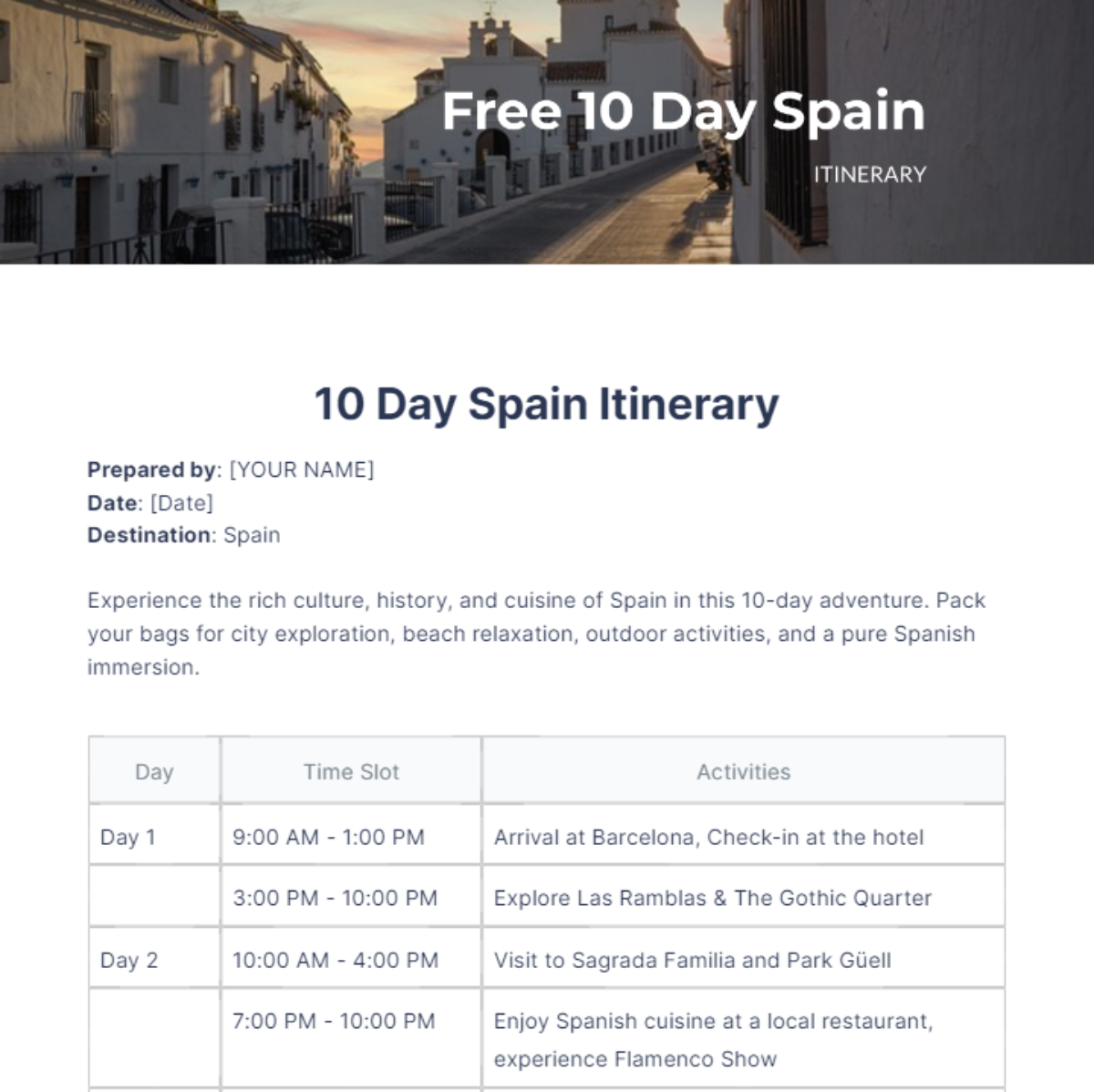 Page 8 FREE Free Templates Templates & Examples - Edit Online & Download