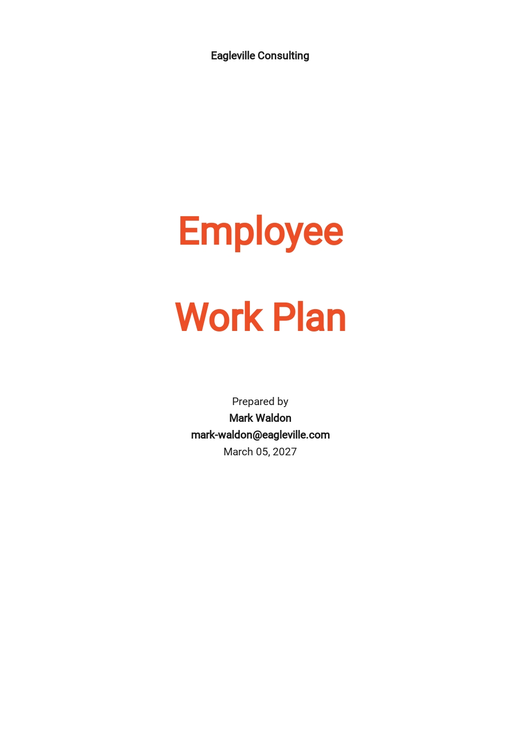 79 FREE Work Plan Templates Edit Download Template
