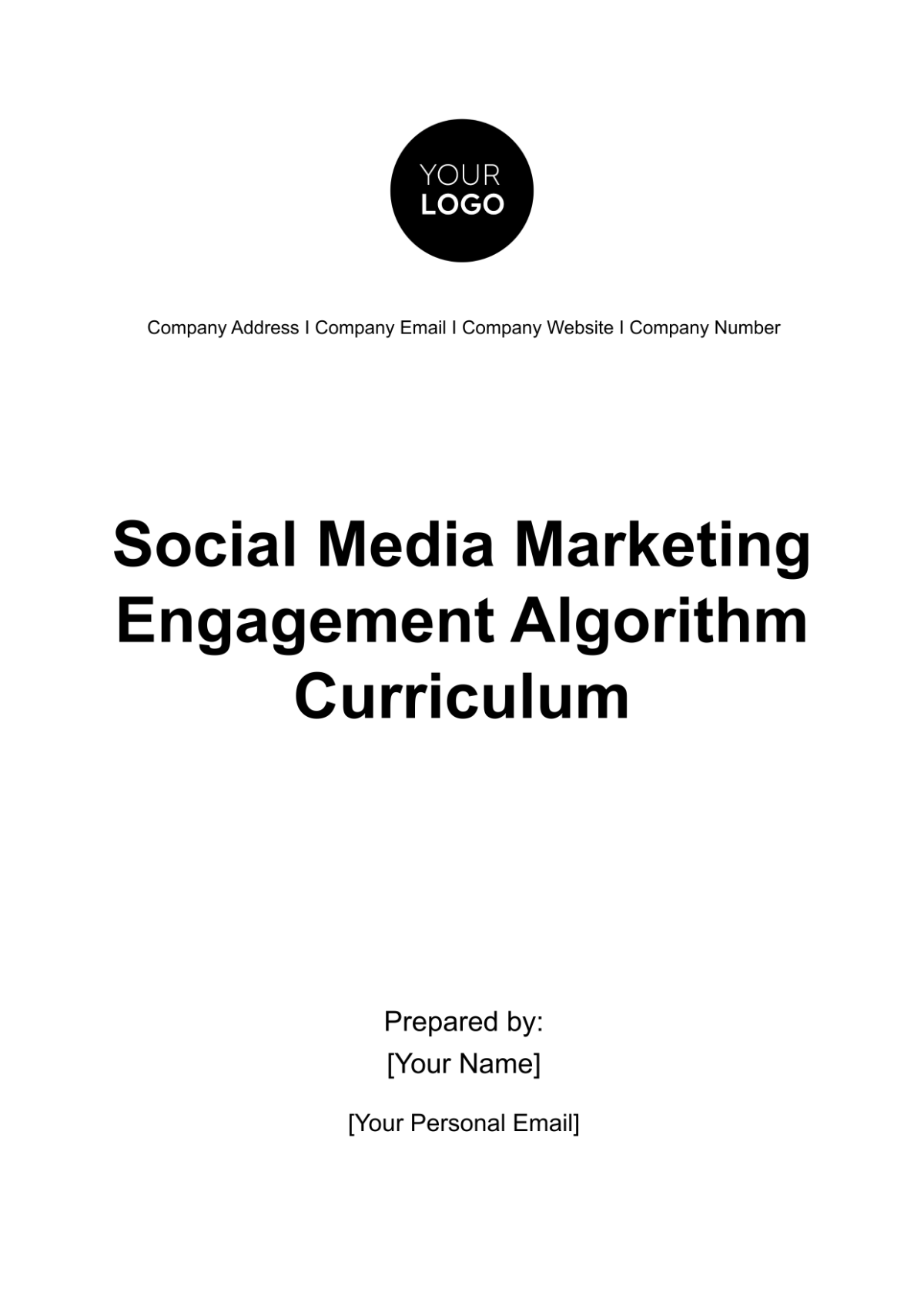 Social Media Marketing Engagement Algorithm Curriculum Template - Edit ... Social Media Marketing Engagement Algorithm Curriculum Template - Edit ...