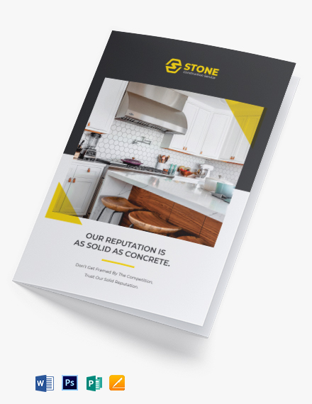 27+ FREE Construction Brochure Templates - PSD, PDF, AI, InDesign ...