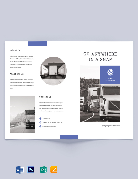 Transportation Business Proposal Template [Free PDF] - Word (DOC ...