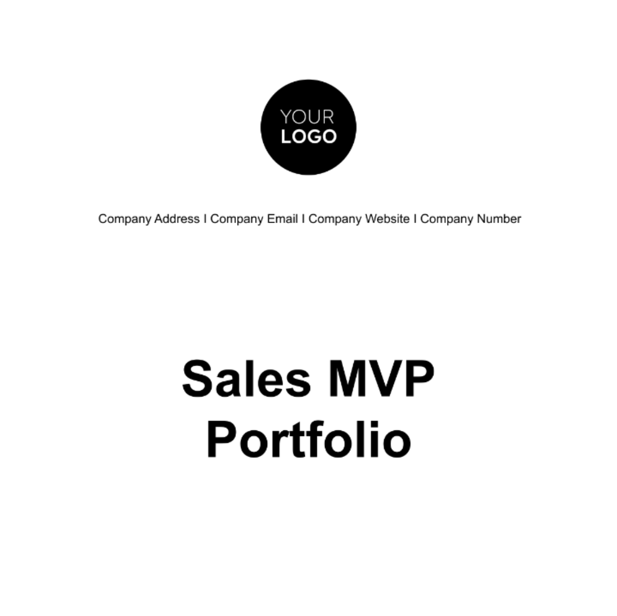Sales MVP Portfolio Template - Edit Online & Download Example ...