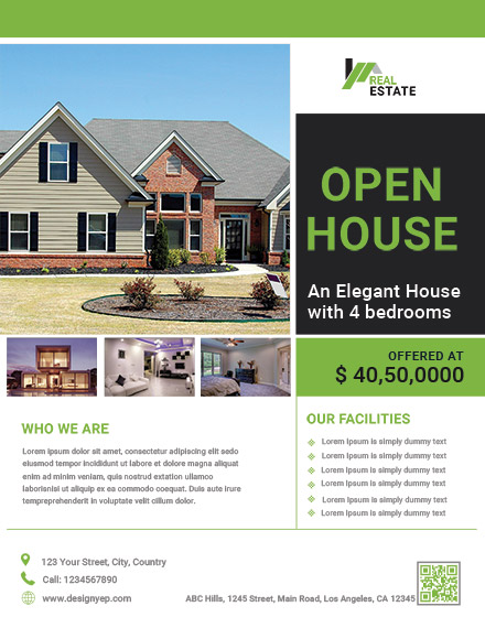 Free Broker Open House Flyer Template: Download 416+ Flyers in PSD ...
