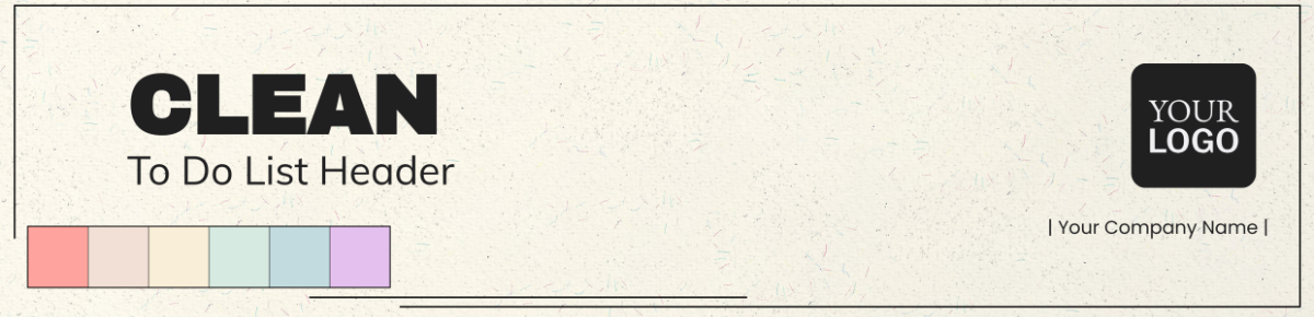 Clean To Do List Header Template - Edit Online & Download Example ...