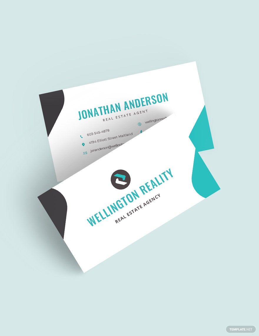 Free Sample Agency Business Card Template - Word, PSD | Template.net