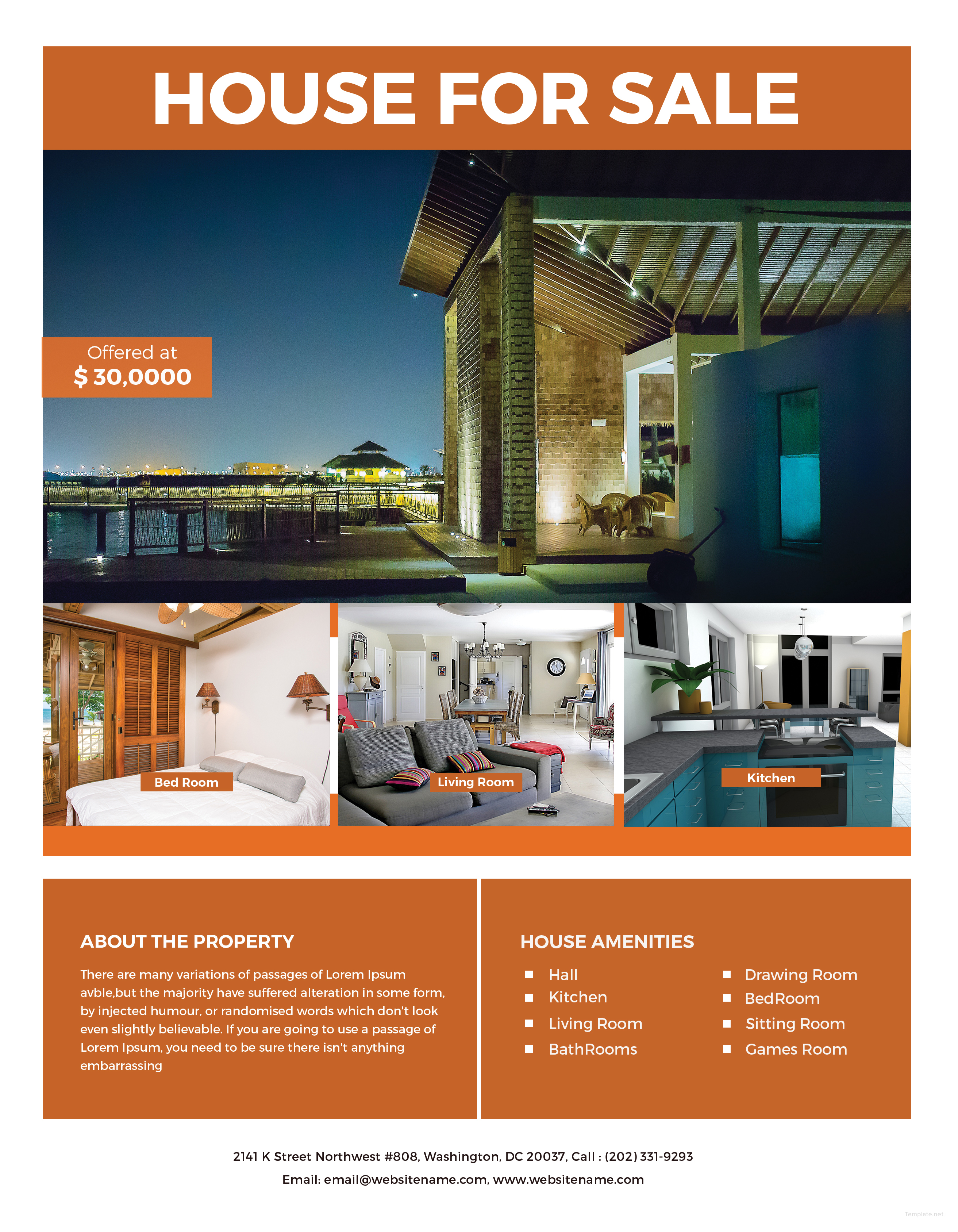 Free Real Estate Flyer Template Illustrator Printable Templates