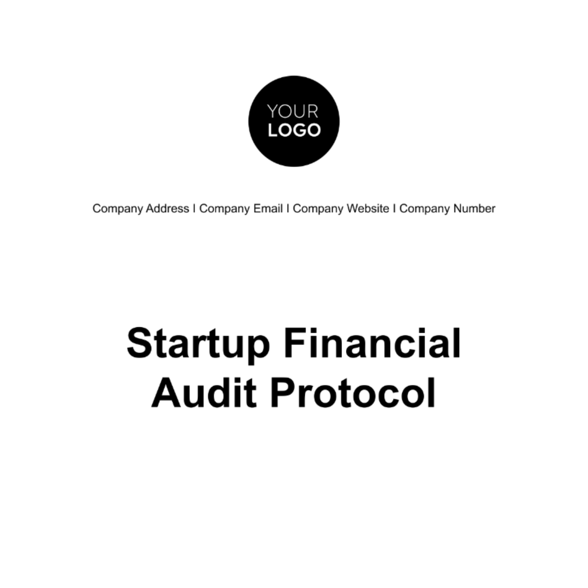 Startup Financial Audit Protocol Template - Edit Online & Download Example | Template.net