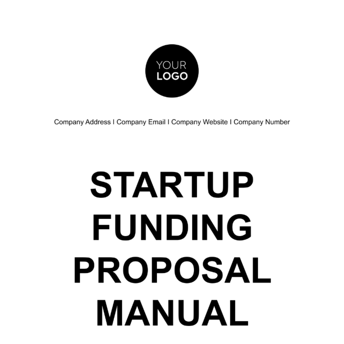 Startup Funding Proposal Manual Template - Edit Online & Download ...