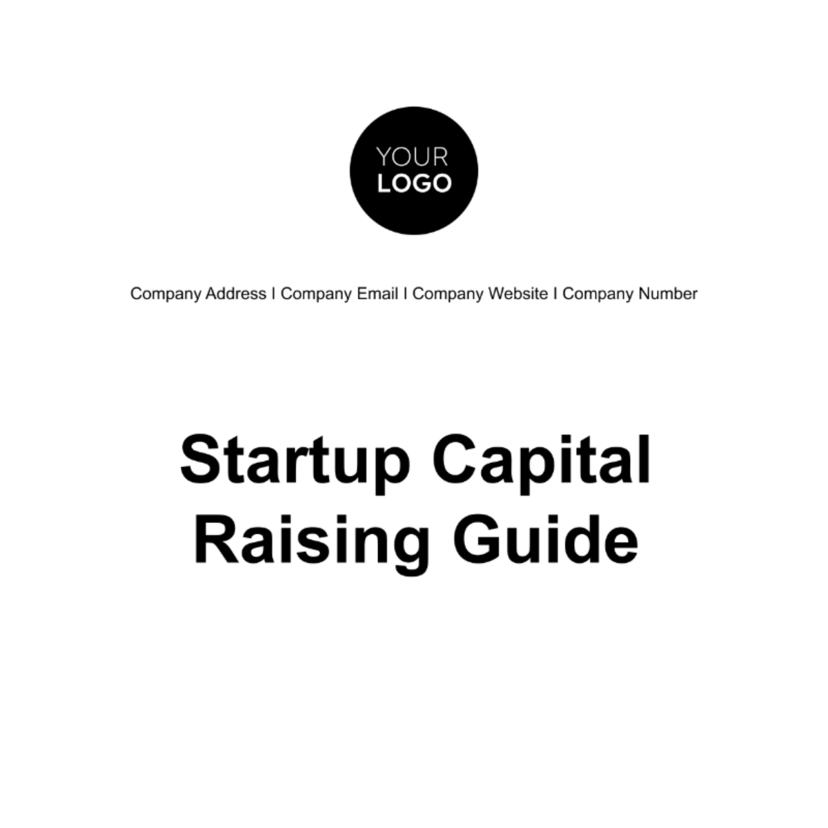 Startup Capital Raising Guide Template - Edit Online & Download Example ...