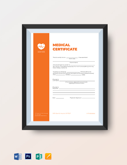35+ Medical Certificate Templates in PDF