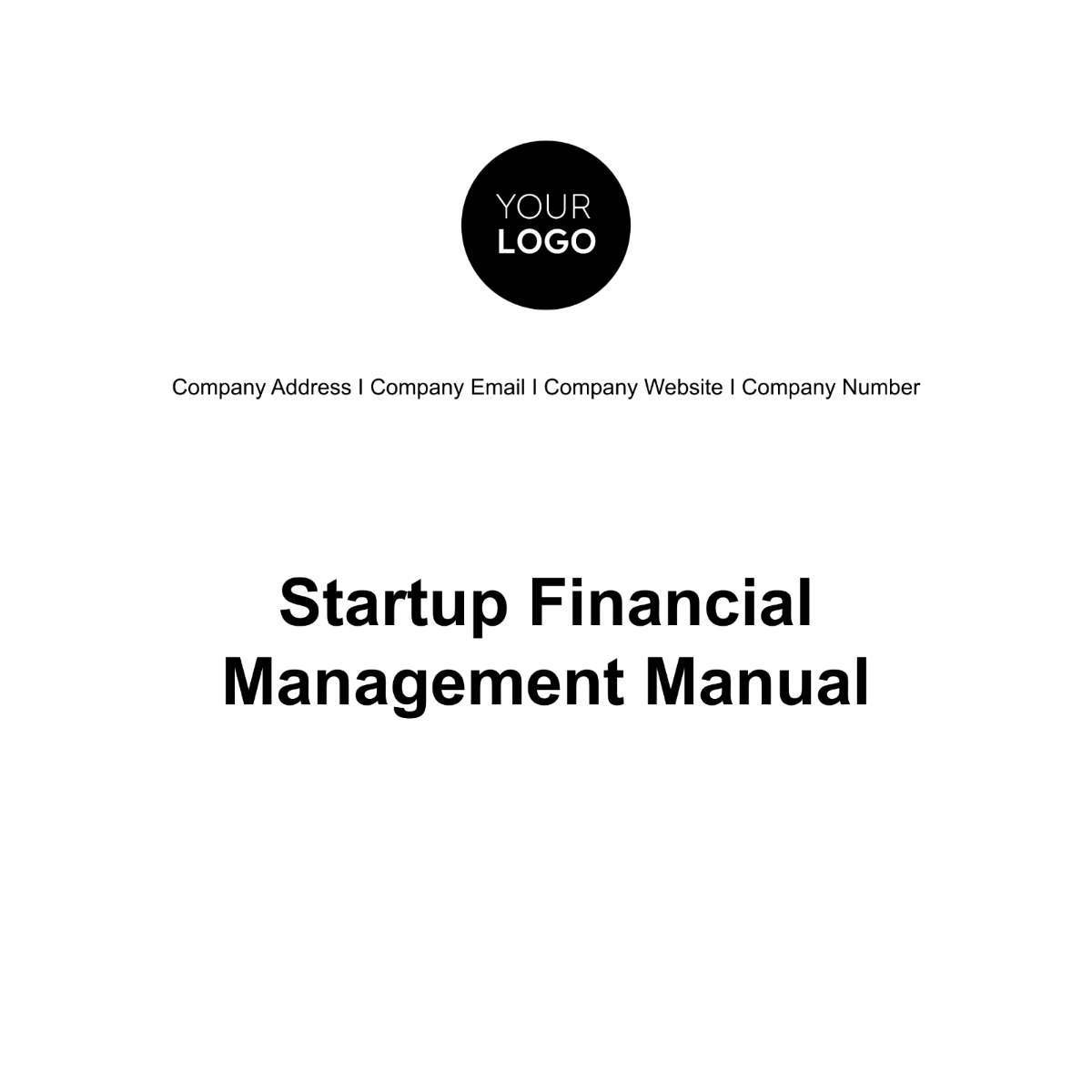 Startup Financial Management Manual Template - Edit Online & Download ...