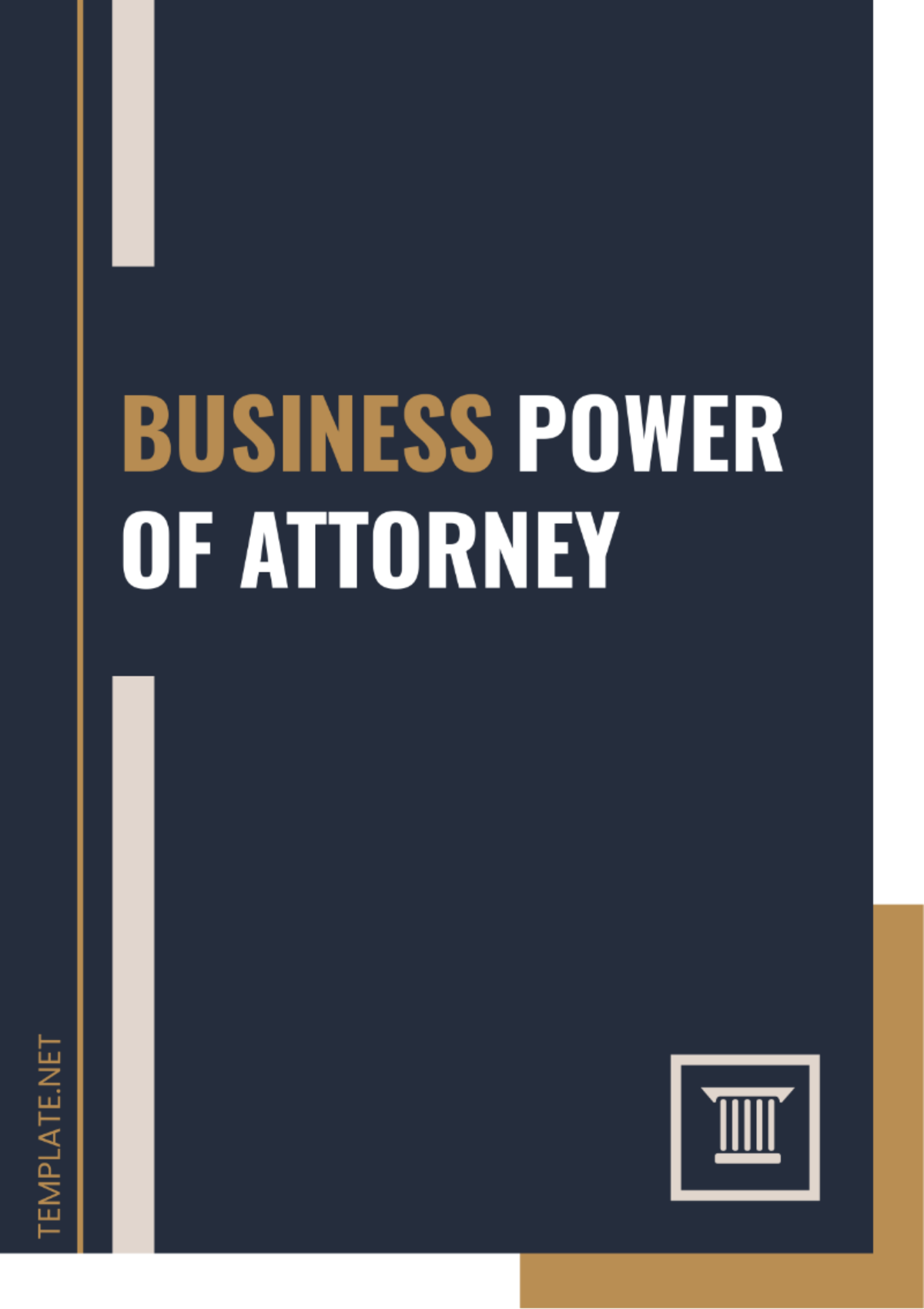 Business Power of Attorney Template - Edit Online & Download Example ...