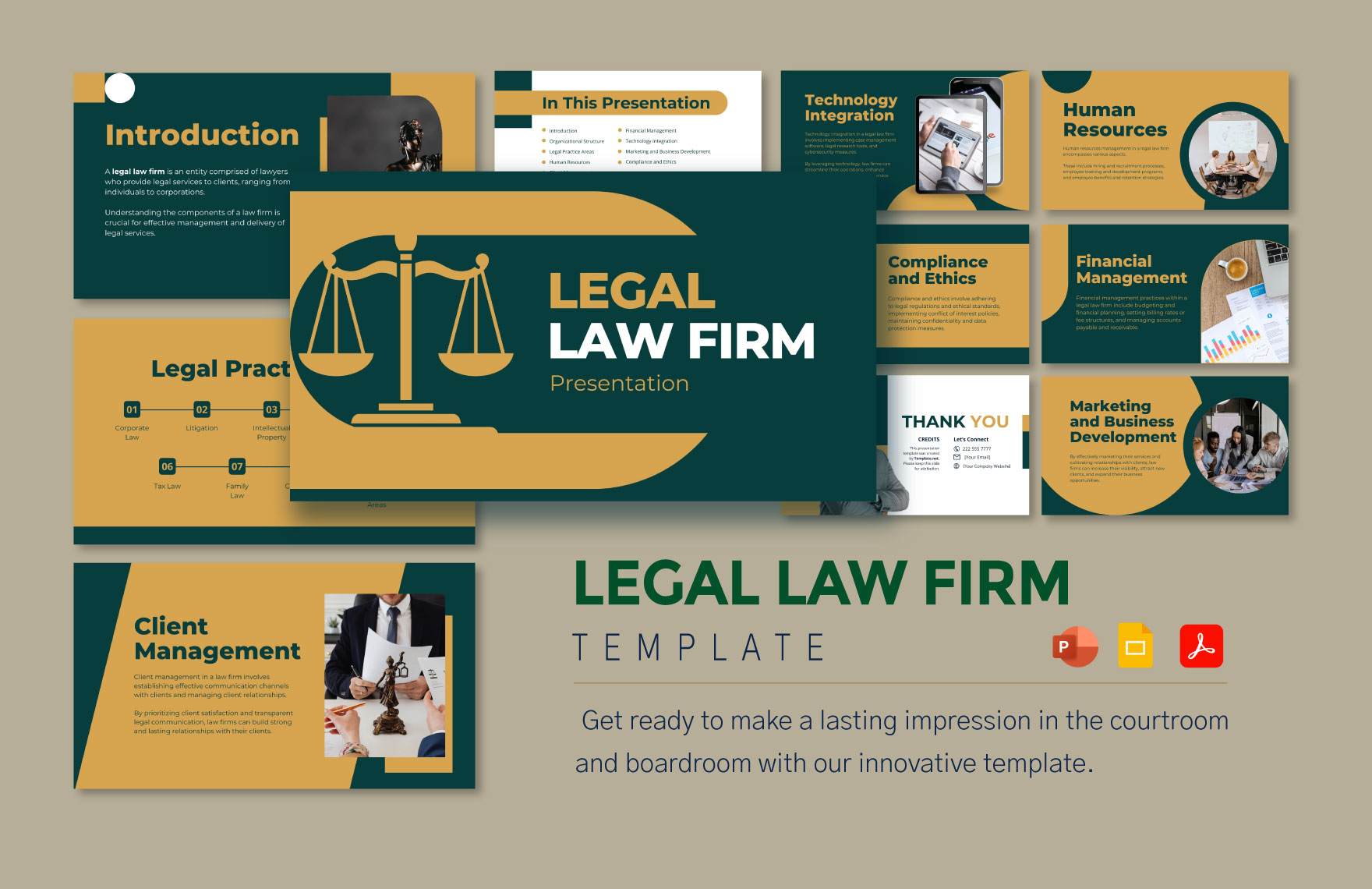 FREE Legal Presentation In PPT Templates Download In Excel PDF