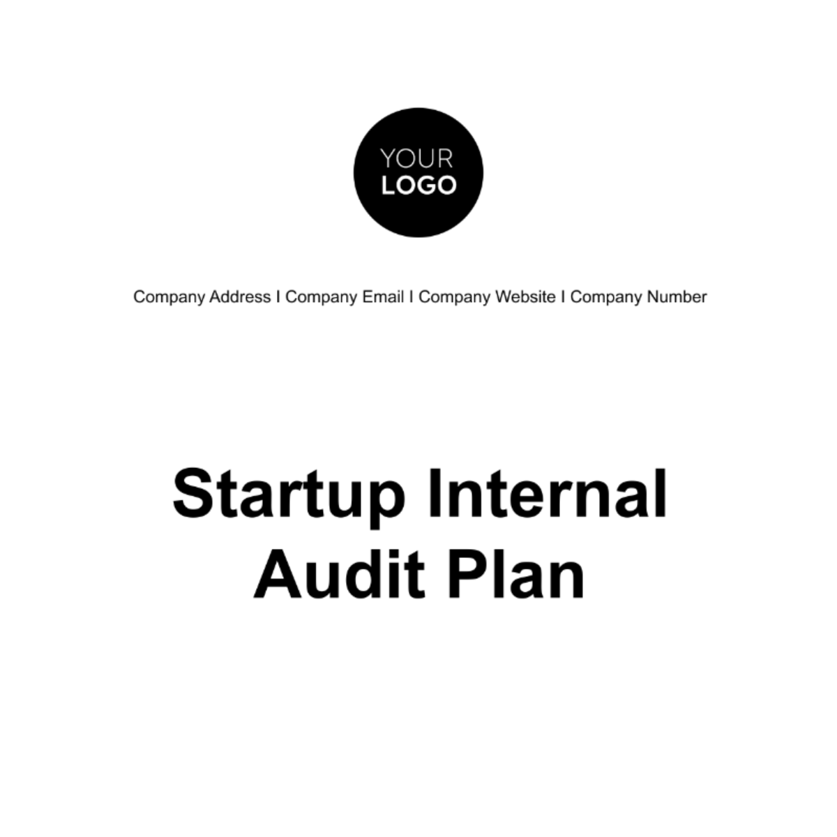 Startup Internal Audit Plan Template - Edit Online & Download Example ...