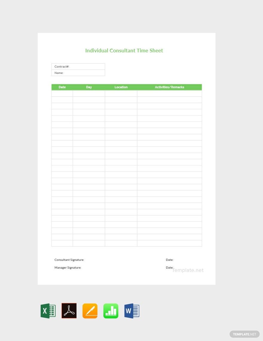 Timesheets Templates Google sheets - Format, Free, Download | Template.net
