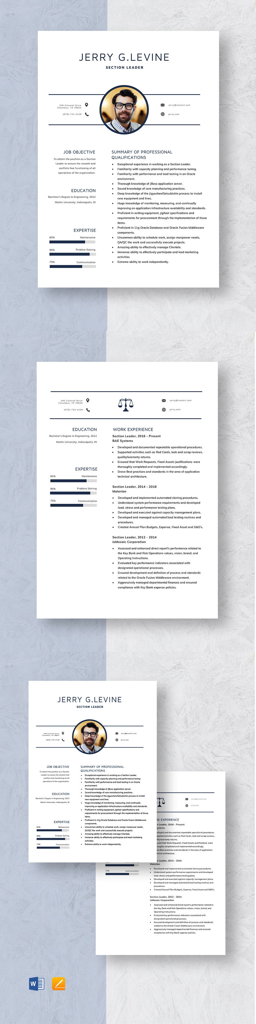 Free Girl Scout Troop Leader Resume Template - Word, Apple Pages ...