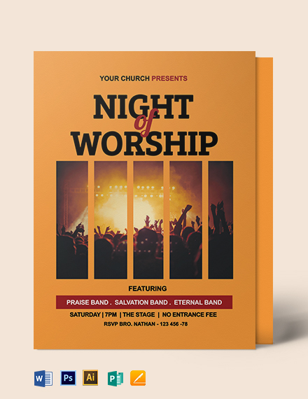 Free Passion Worship Conference Flyer Template - Google Docs ...