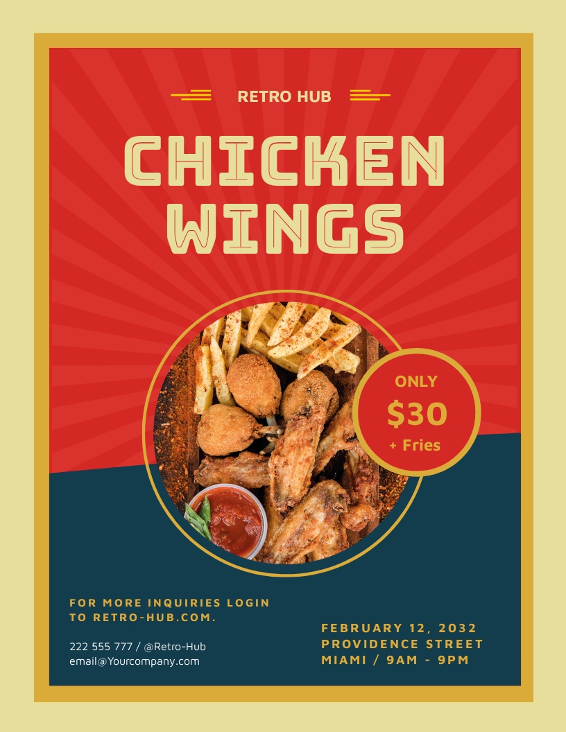 90s Retro Diner Template