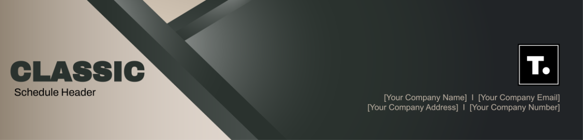 Classic Schedule Header Template - Edit Online & Download Example ...