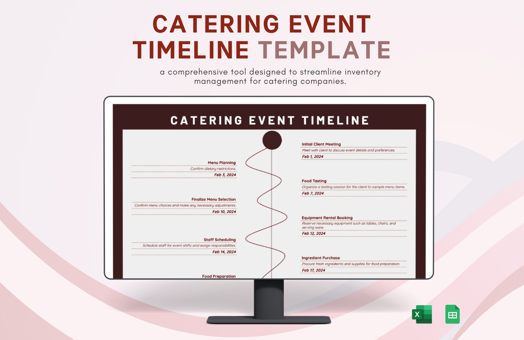 Free Editable Catering Templates In Excel To Download