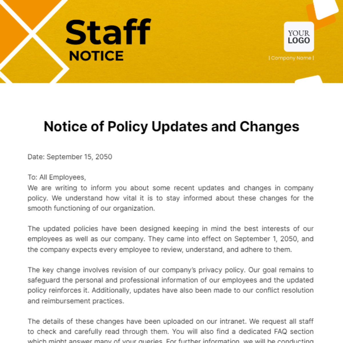 FREE Notice Templates & Examples - Edit Online & Download