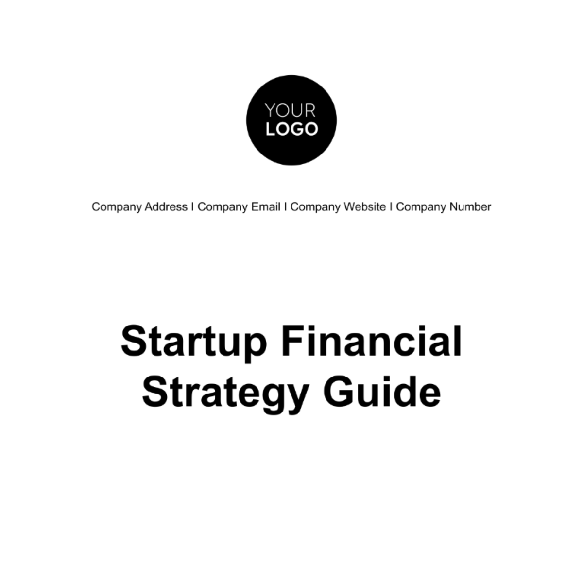 Startup Financial Strategy Guide Template - Edit Online & Download Example | Template.net
