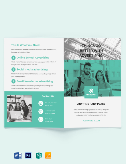 43+ School Brochure PSD Templates & Designs
