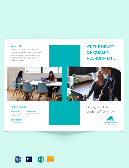 11+ Employee Recruitment Brochure Templates - Samples, Examples, Formats