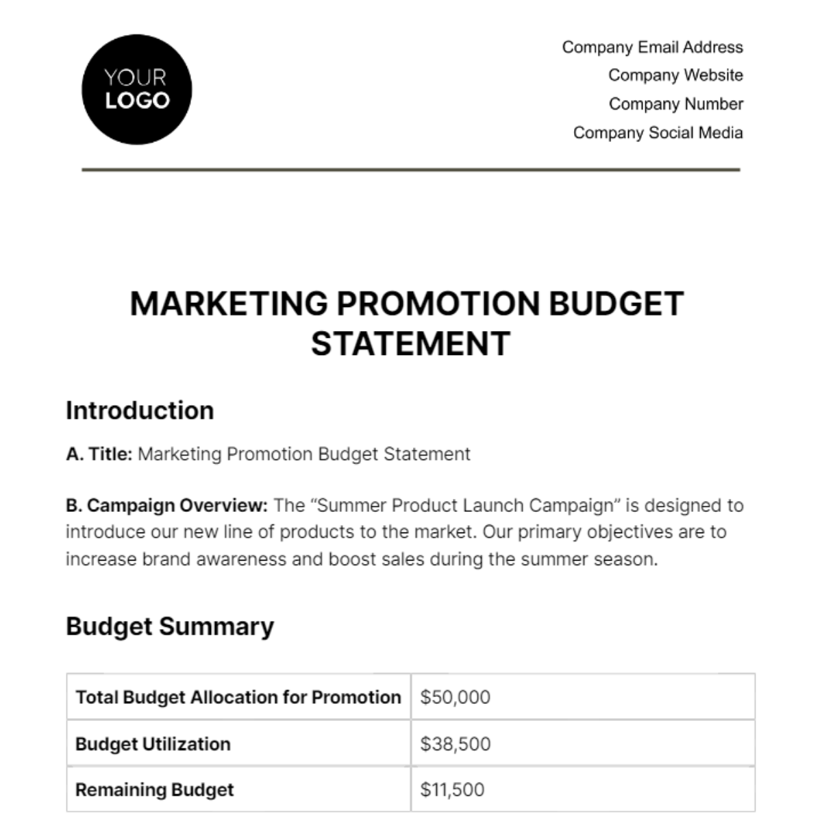 Page 11 Free Templates & Examples - Edit Online & Download | Template.net