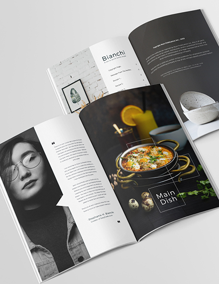 Family Cookbook Template InDesign Word Apple Pages Publisher 