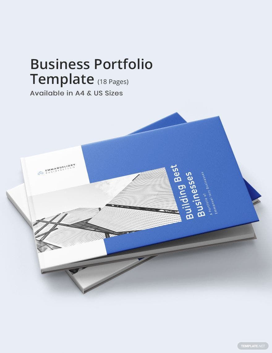 Business Portfolio Template Download In Word Apple Pages Publisher 