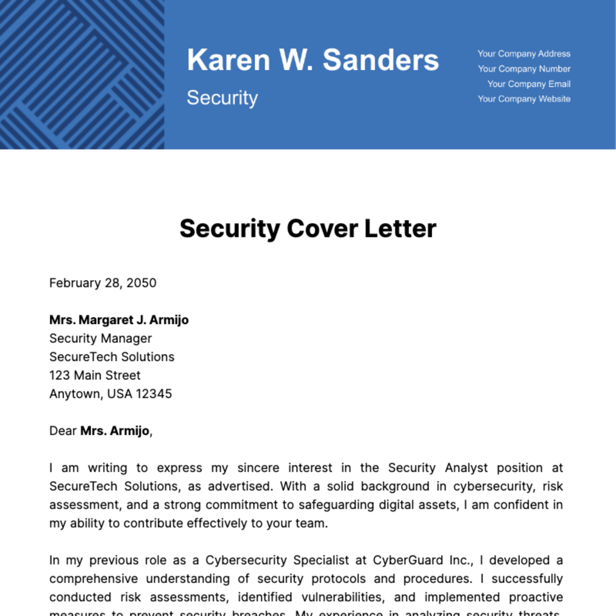 Dean of Students Cover Letter | Template.net