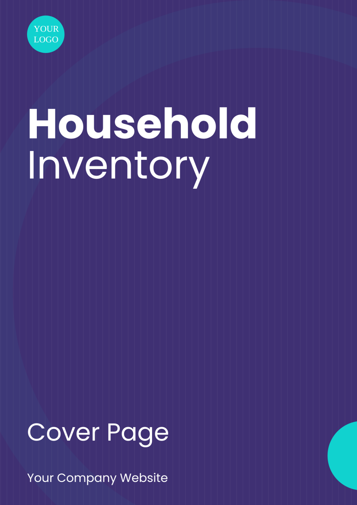 Household Inventory Cover Page Template - Edit Online & Download ...