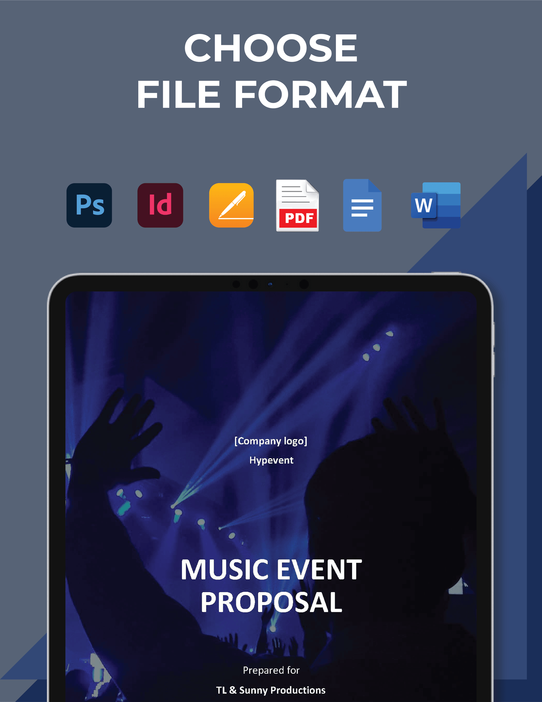 Event Proposal Template in Word, PSD, InDesign, PDF, Pages, Google Docs ...