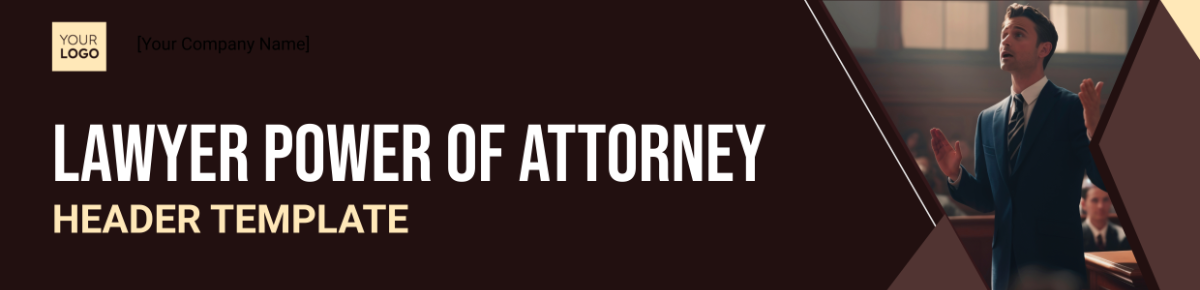 Will And Power Of Attorney Header Template - Edit Online & Download ...