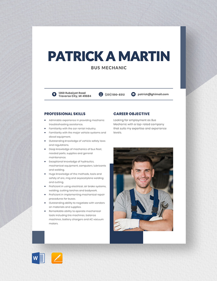 Free School Bus Attendant Resume - Download in Word, Apple Pages ...