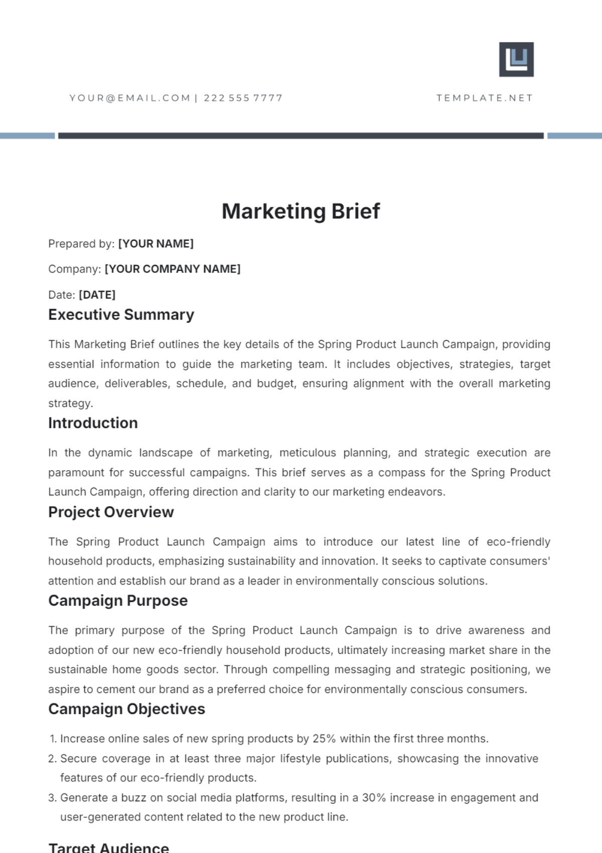 Free Policy Brief Template Edit Online Download Template