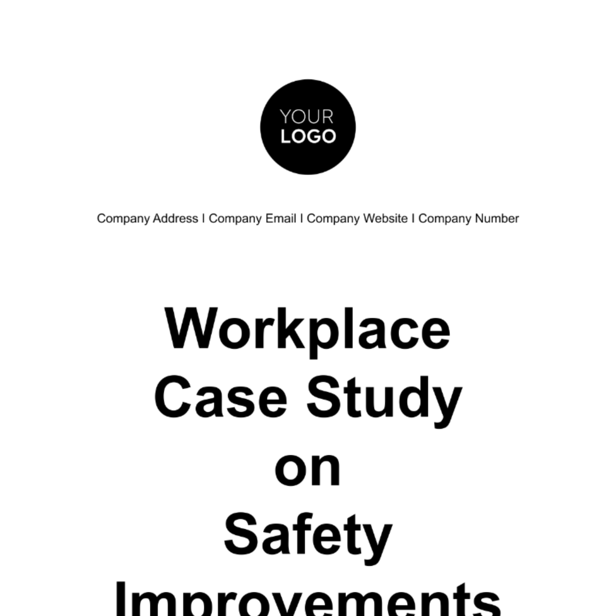 Workplace Case Study on Safety Improvements Template - Edit Online ...