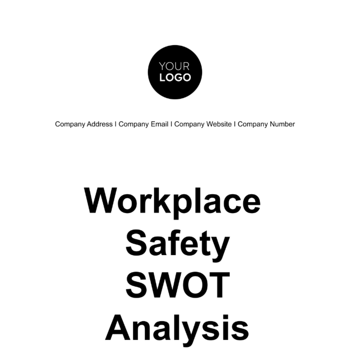 Workplace Safety SWOT Analysis Template - Edit Online & Download ...