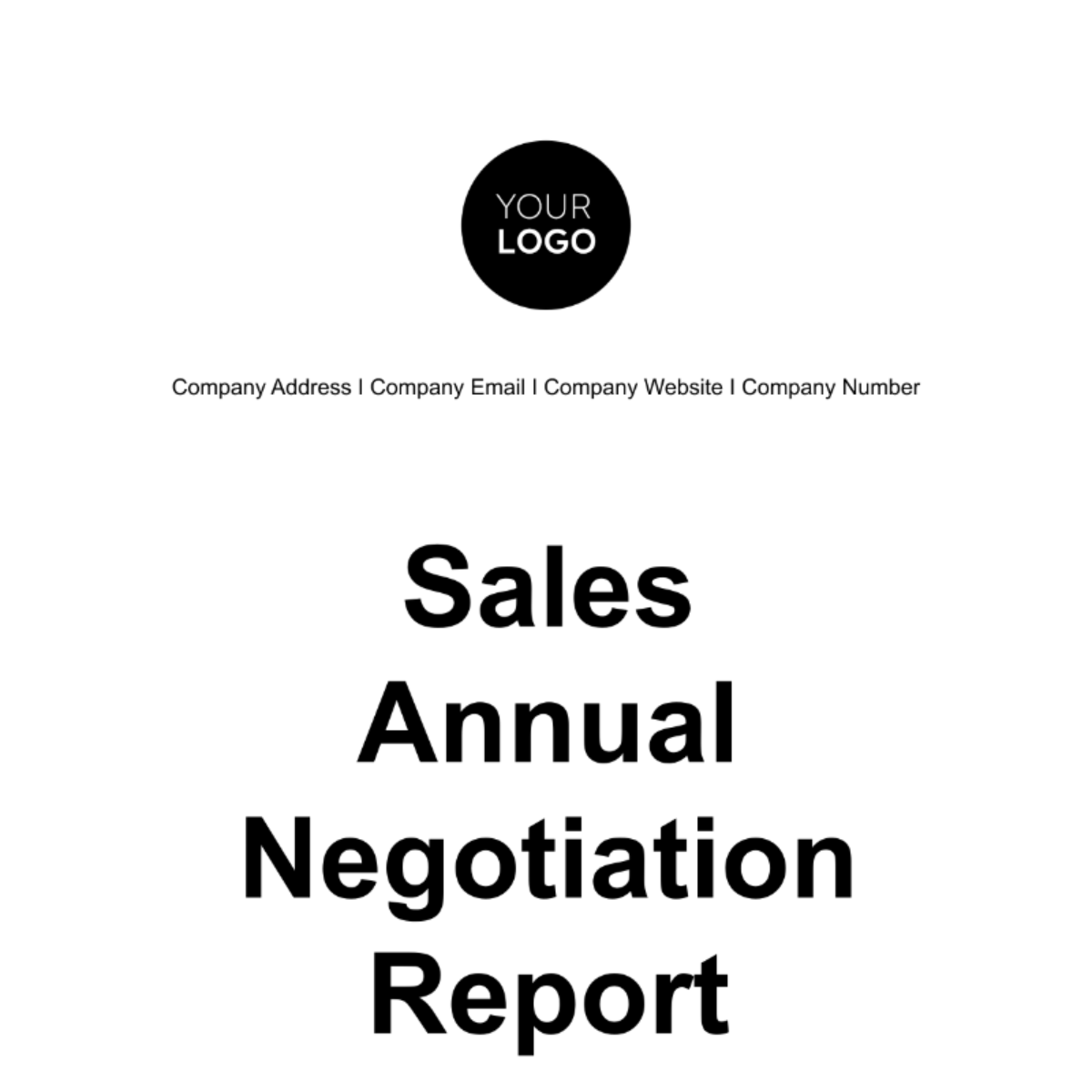 Sales Annual Negotiation Report Template - Edit Online & Download ...