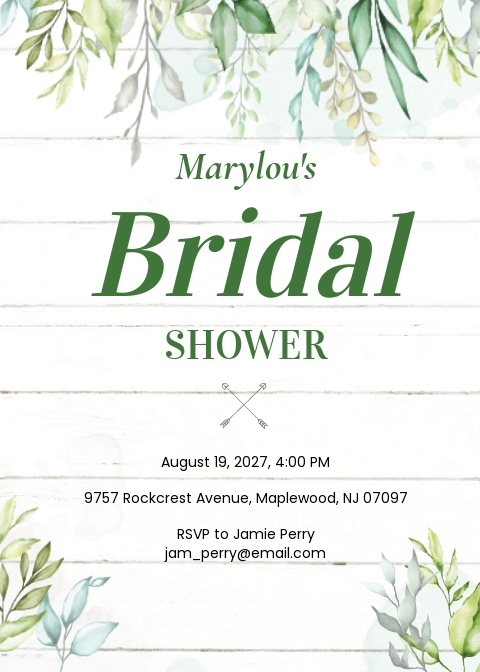 Free Bridal Shower Templates For Microsoft Word Bellatila